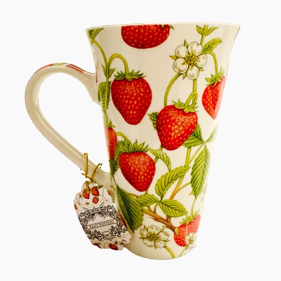 Home Essentials | Dining | Strawberry Ceramic Tall Mug | Poshmark